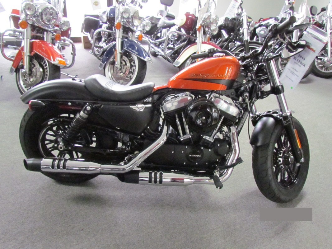 2019 Harley-Davidson® XL1200X Sportster® Forty-Eight® (Orange Lava & Black Denim), PAWTUCKET ...