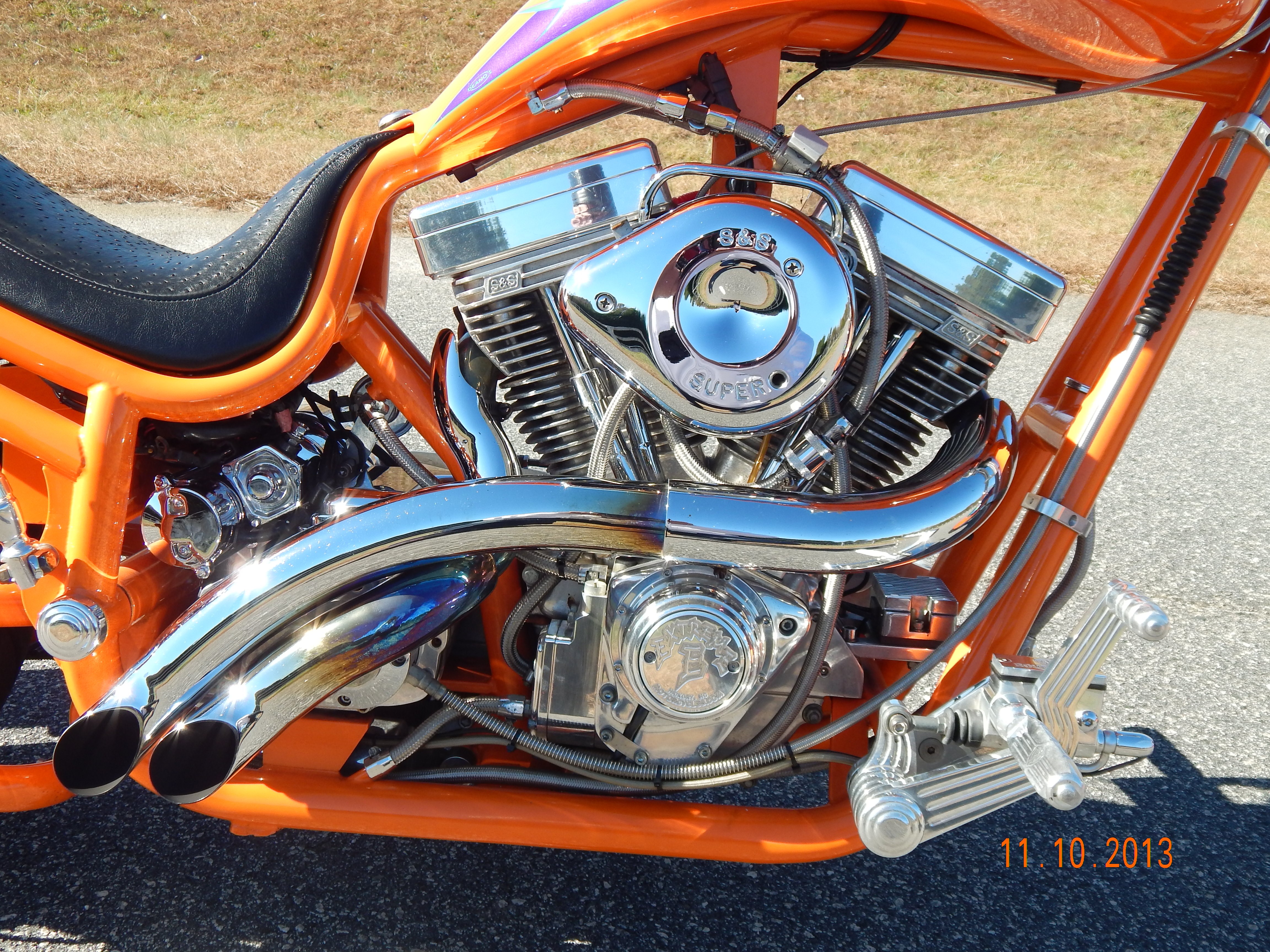 2003 Bourget Bike Works Low-Blow Chopper for Sale in Hickory, NC (Item ...