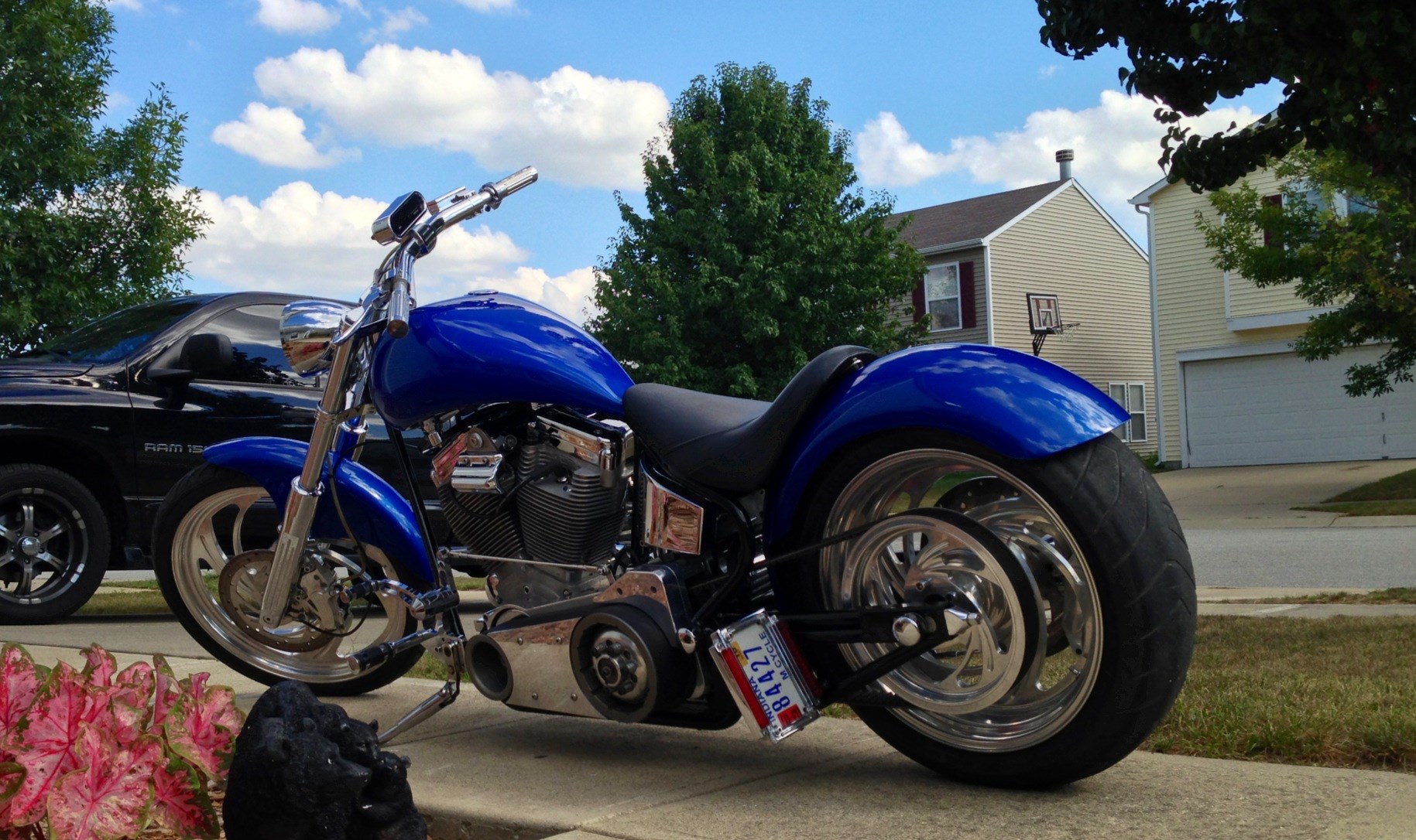 2001 Bourget Bike Works Custom Softail for Sale in Indianapolis, IN ...
