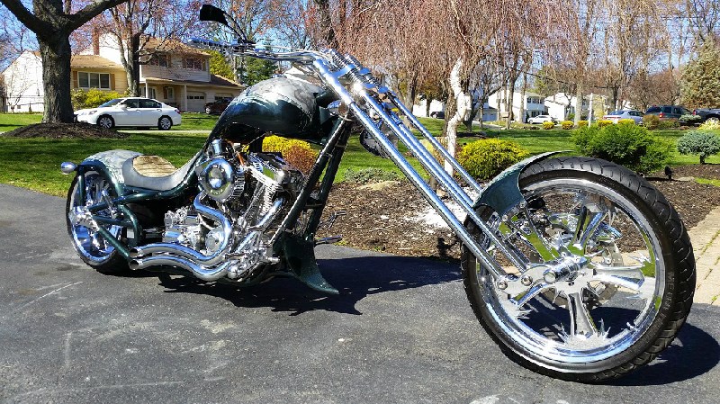 2005 Bourget Bike Works Python Chopper for Sale in Parsippany, NJ (Item ...