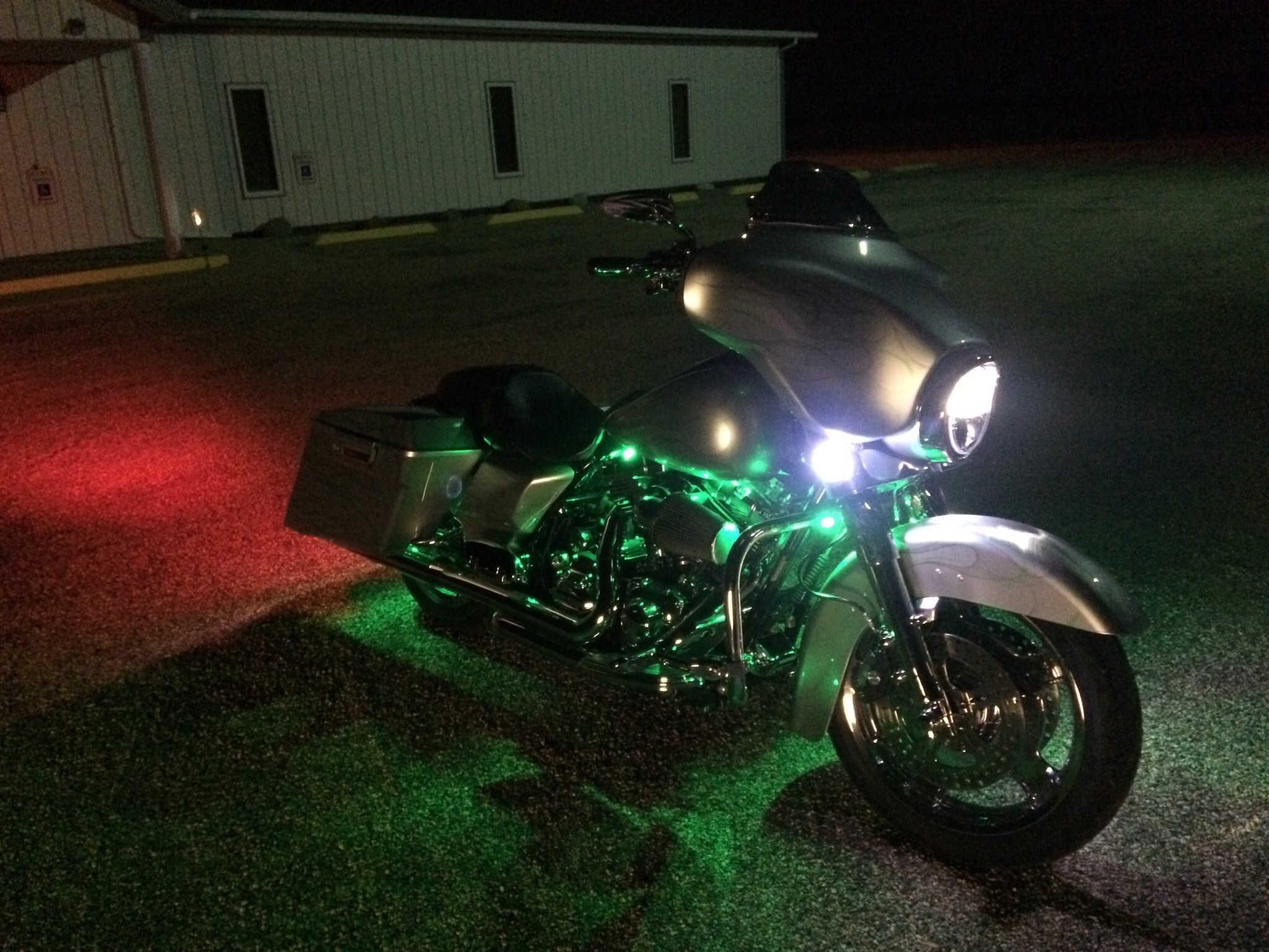 2010 Harley-Davidson® Custom (Silver with Lime Green and Gray ghost ...