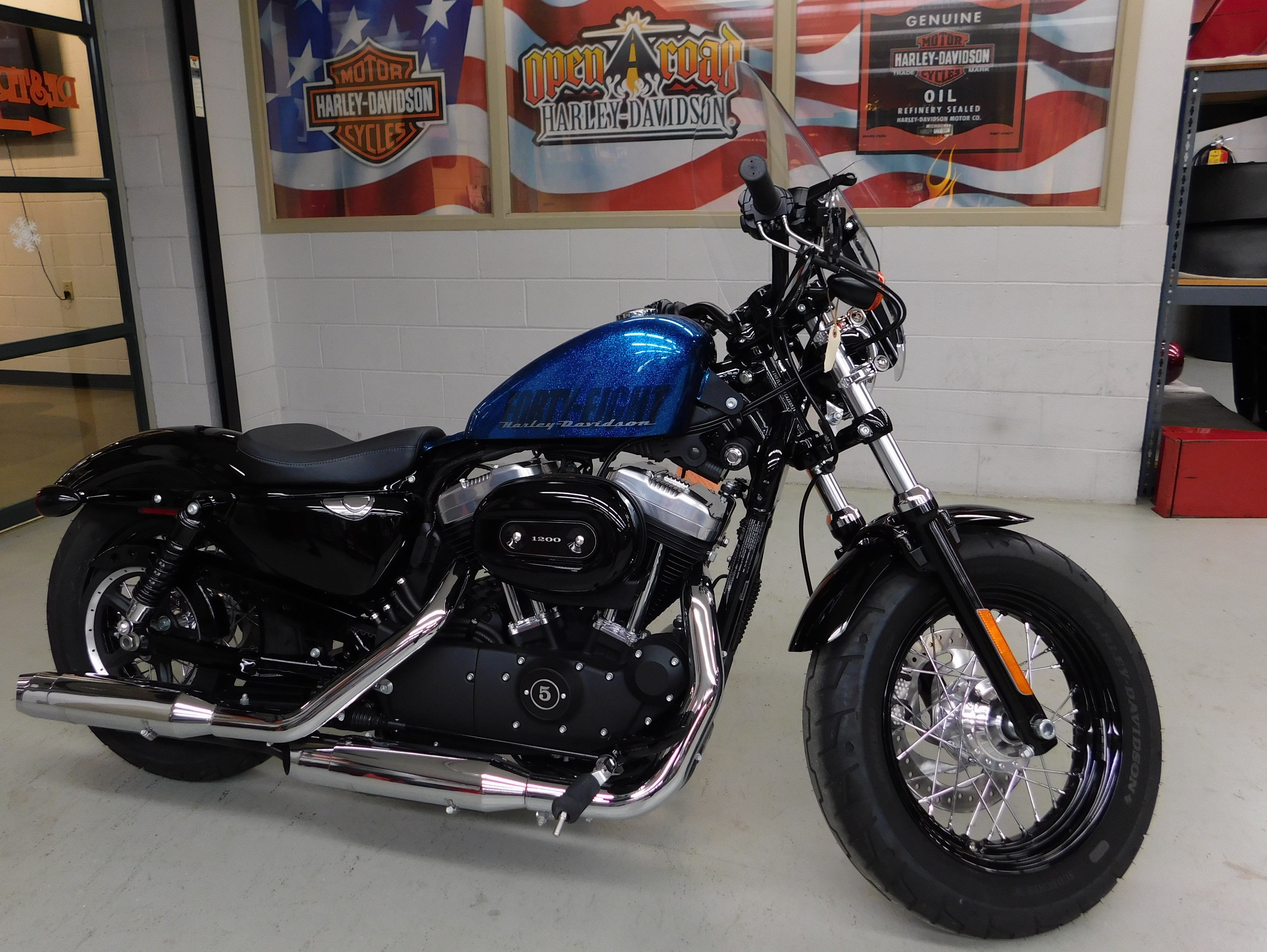 2015 Harley-Davidson® XL1200X Sportster® Forty-Eight® (Cancun Blue ...