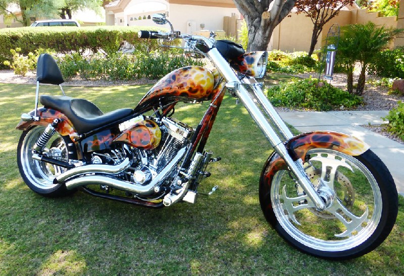 2005 Titan Sidewinder Rubbermount Chopper for Sale in Glendale, AZ ...