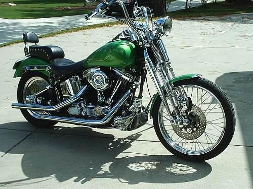 1991 Harley-Davidson® FXSTS Springer® Softail® (candy lime green ...
