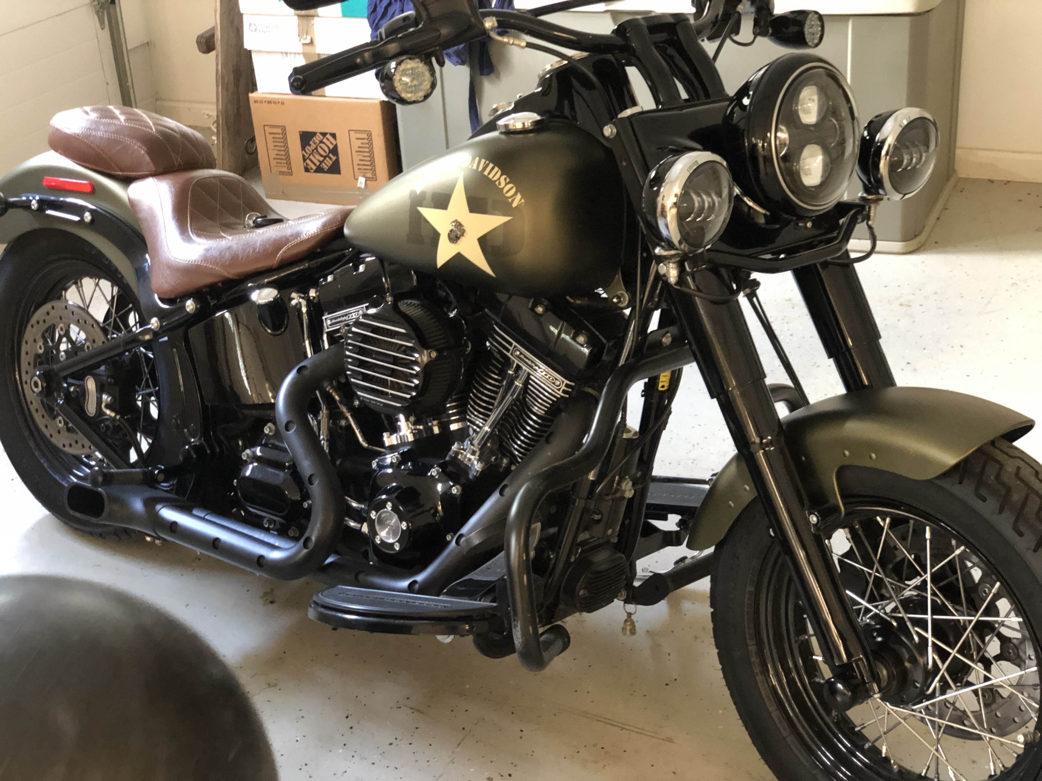 2016 Harley-Davidson® FLS Softail® Slim® S (Golden Green Denim ...