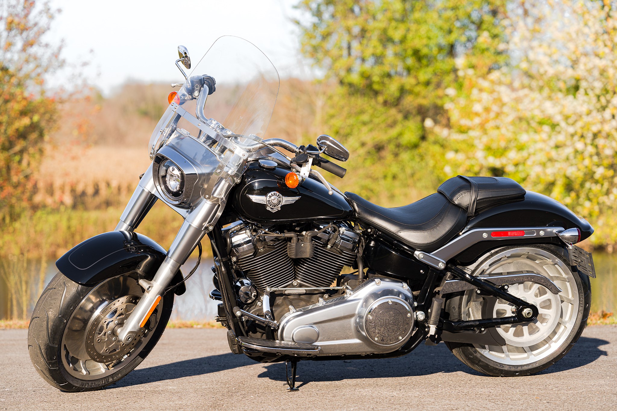 2018 Harley Davidson FLFBS Softail Fat Boy 114 Vivid Black 2018 Harley Davidson FLFBS Softail Fat Boy 114 Vivid Black