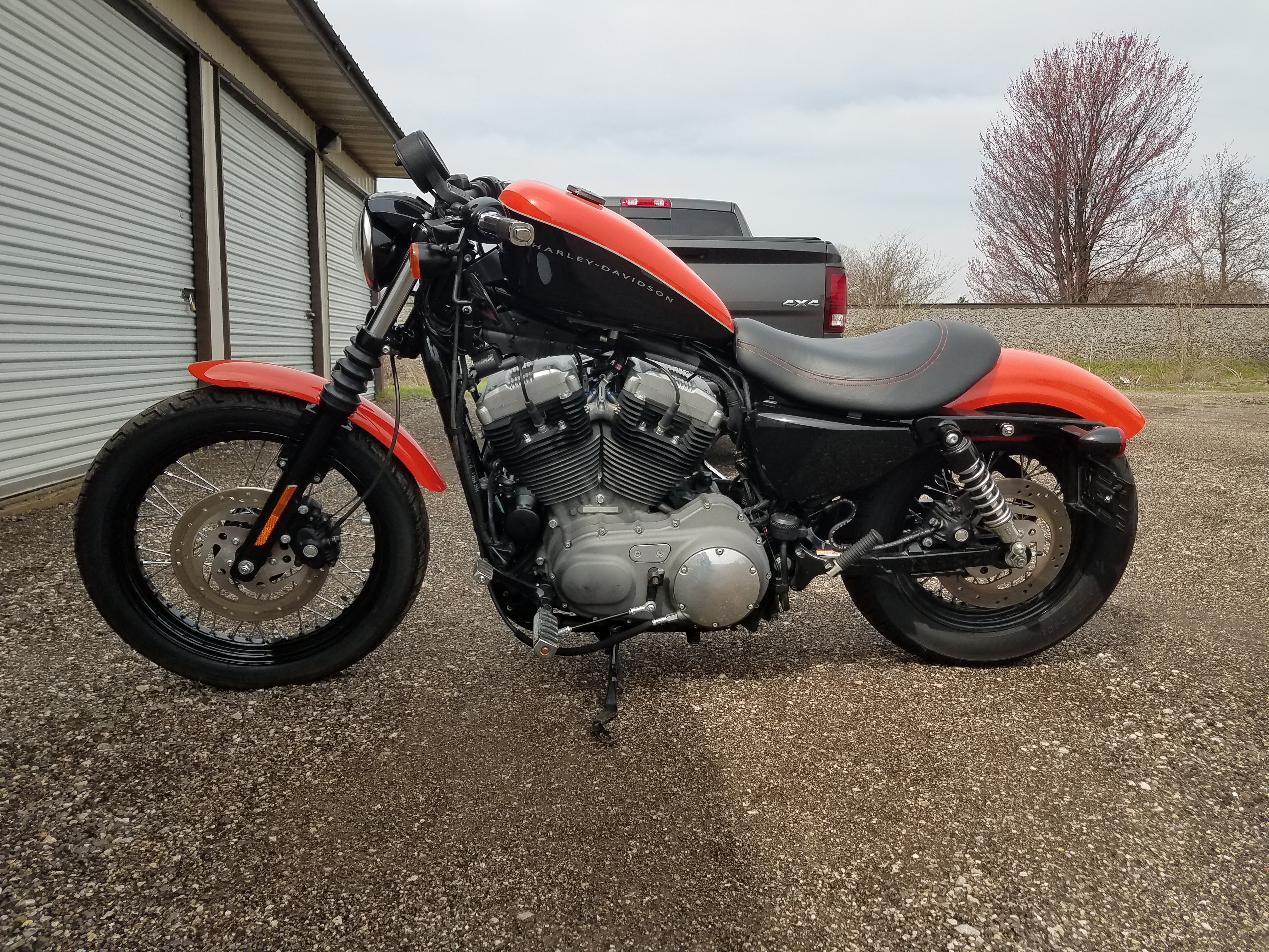 2007 Harley-Davidson® XL1200N Sportster® 1200 Nightster™ (Black/Orange ...