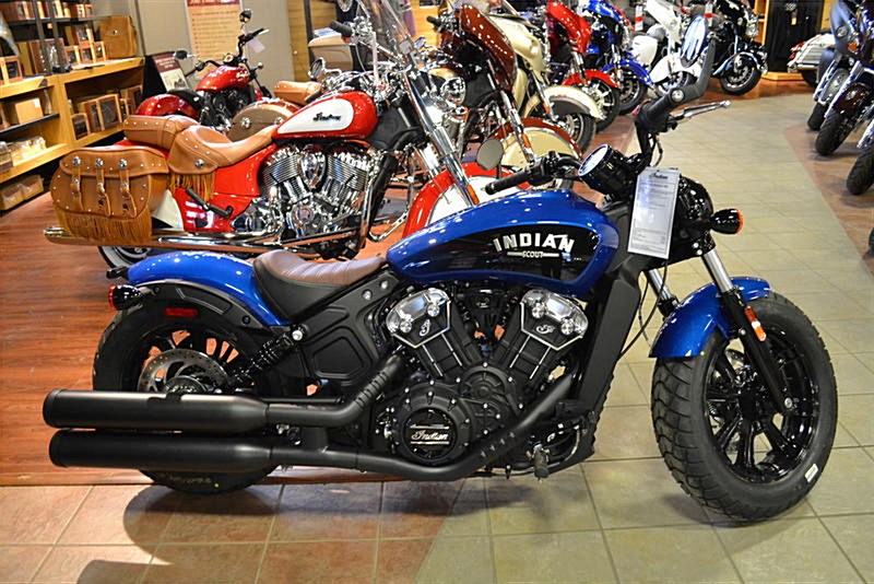 2019 Indian® Scout® Bobber (BRILLIANT BLUE), Sioux Falls, South Dakota ...