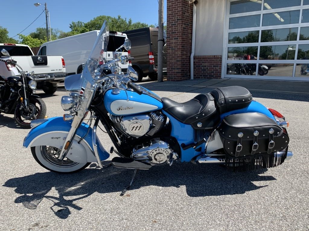 2019 Indian® Motorcycle Chief® Vintage (Blue & White), Columbia ...