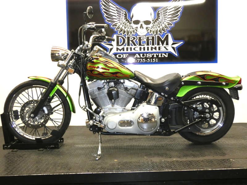 2004 Harley-Davidson® FXST/I Softail® Standard (GREEN WITH FLAMES ...