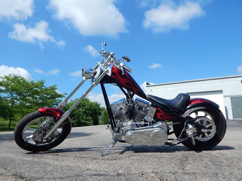 2005 Hellbound Steel Chopper (Black / Red Flames), Big Bend, Wisconsin ...