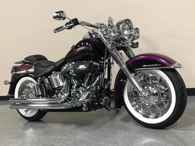 2016 Harley-Davidson® FLSTN Softail® Deluxe (Purple Fire / Blackberry ...