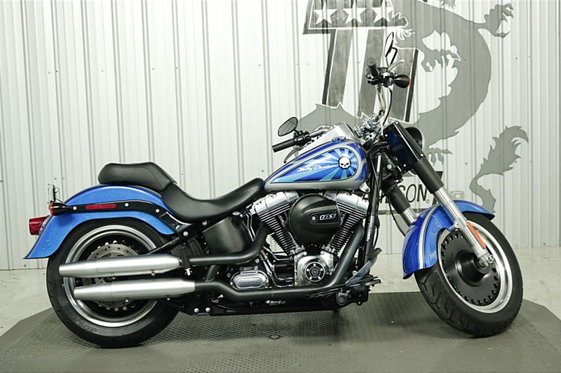 2016 Harley-Davidson® FLSTFB Softail® Fat Boy® Lo (HD Custom Blue ...