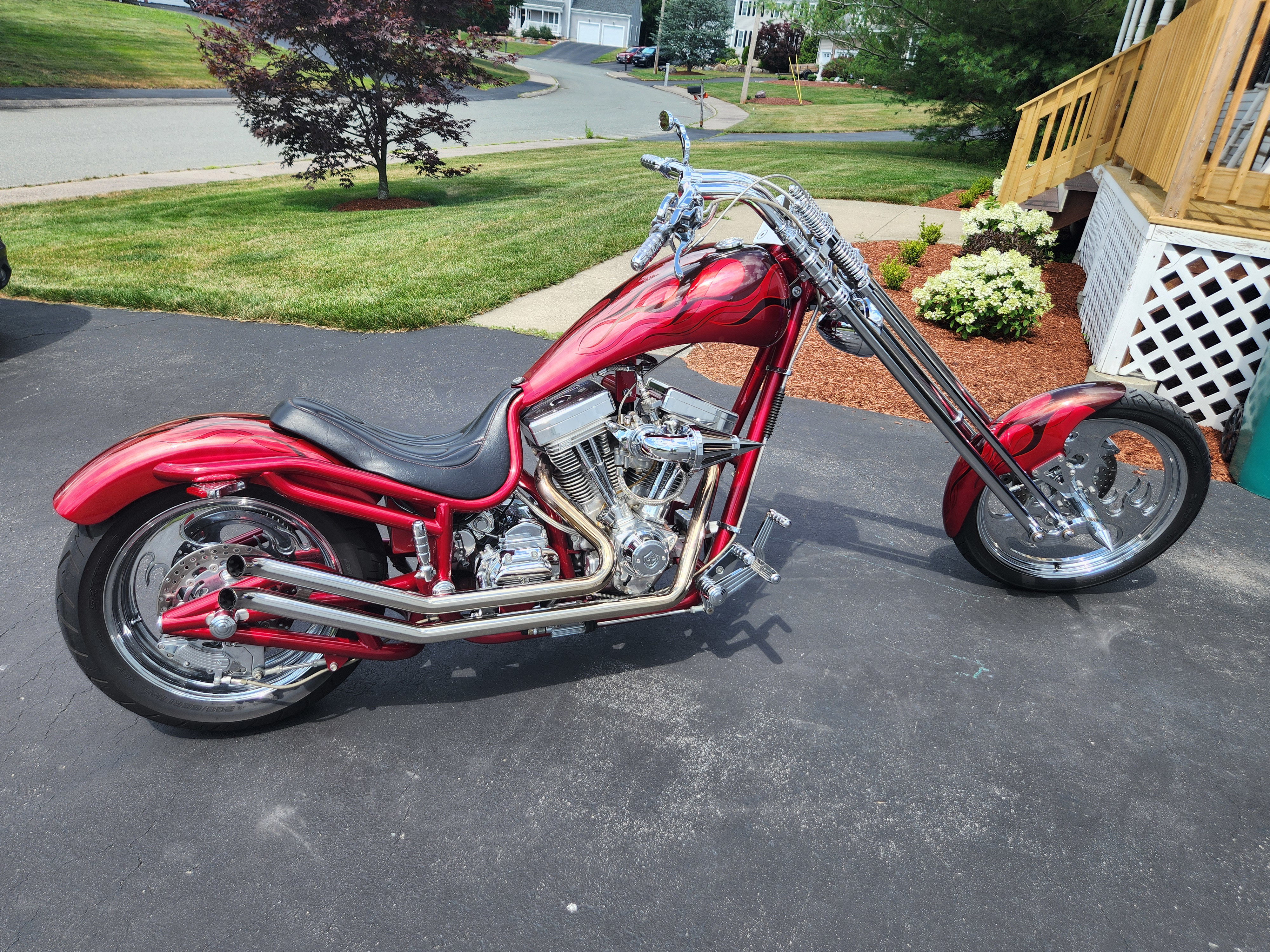 2002 Bourget Bike Works Low Blow Chopper for Sale in Attleboro, MA ...