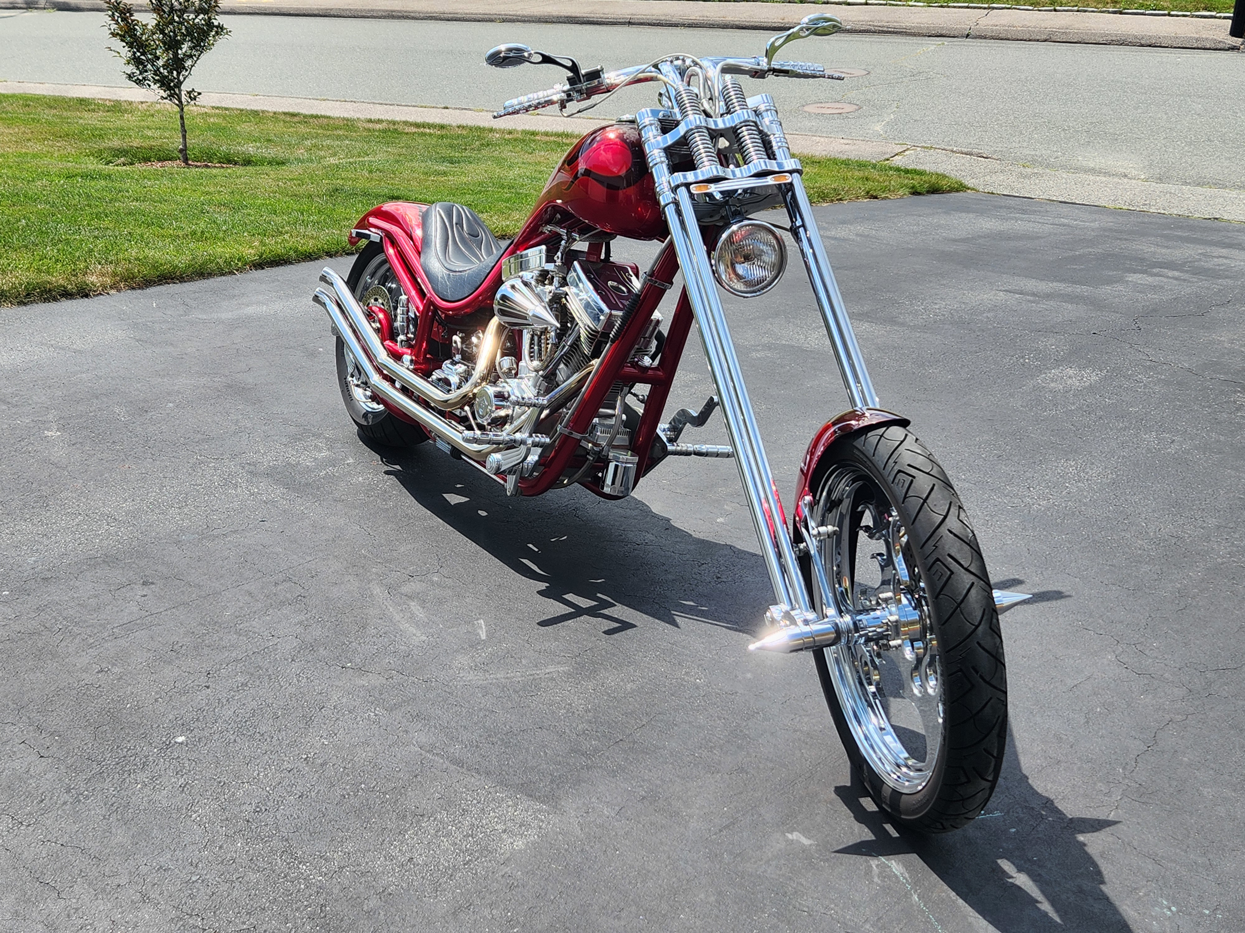 2002 Bourget Bike Works Low Blow Chopper for Sale in Attleboro, MA ...