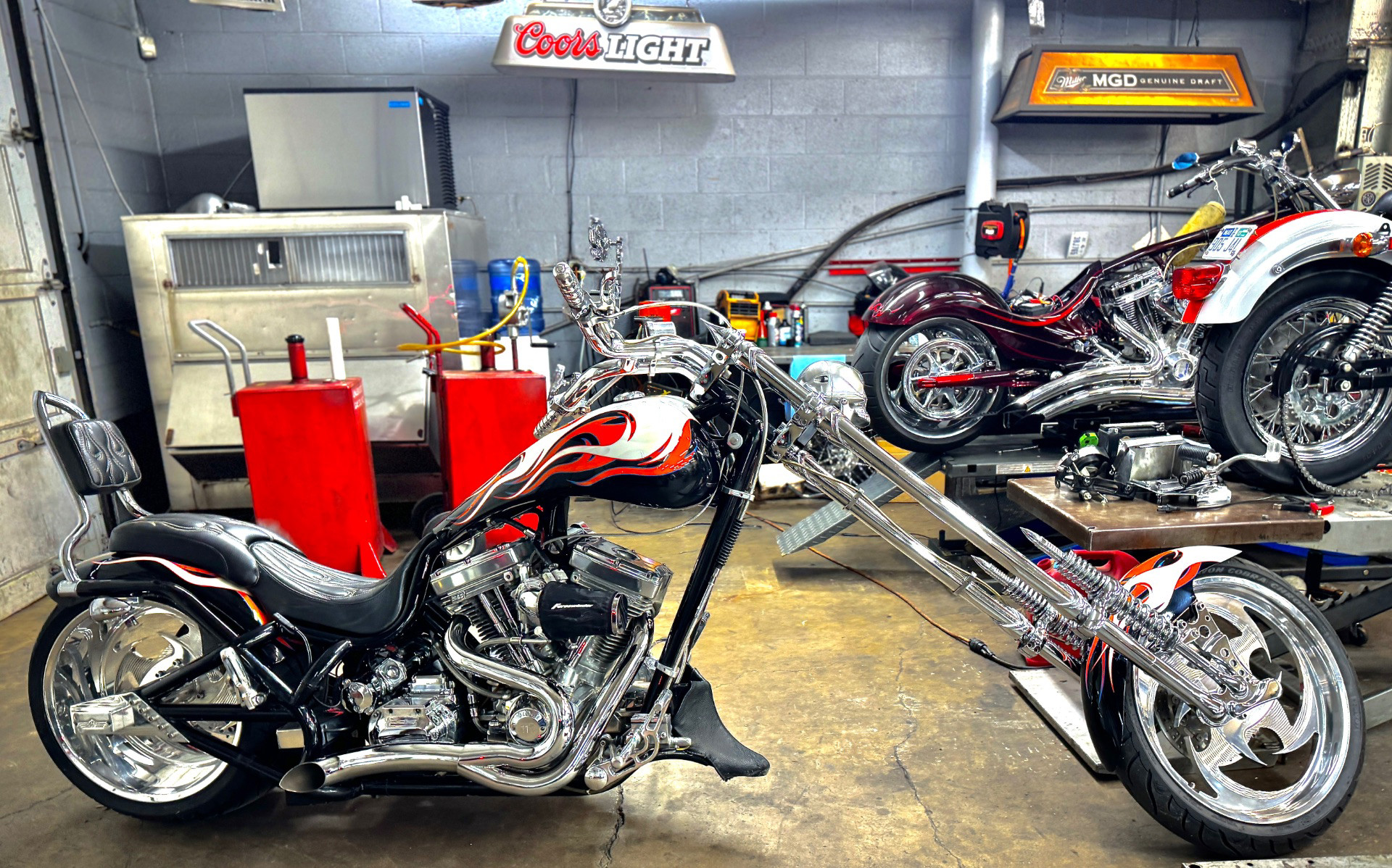 2004 Bourget Bike Works Python Chopper for Sale in Dallas, TX (Item ...